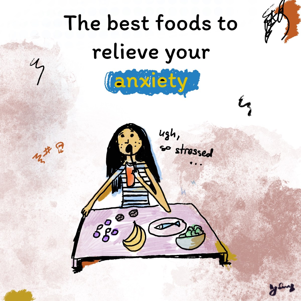 Best foods that calm down anxiety – The think about