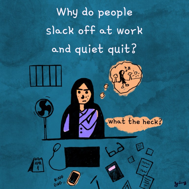 Why people slack off at work and quiet quit – The think about