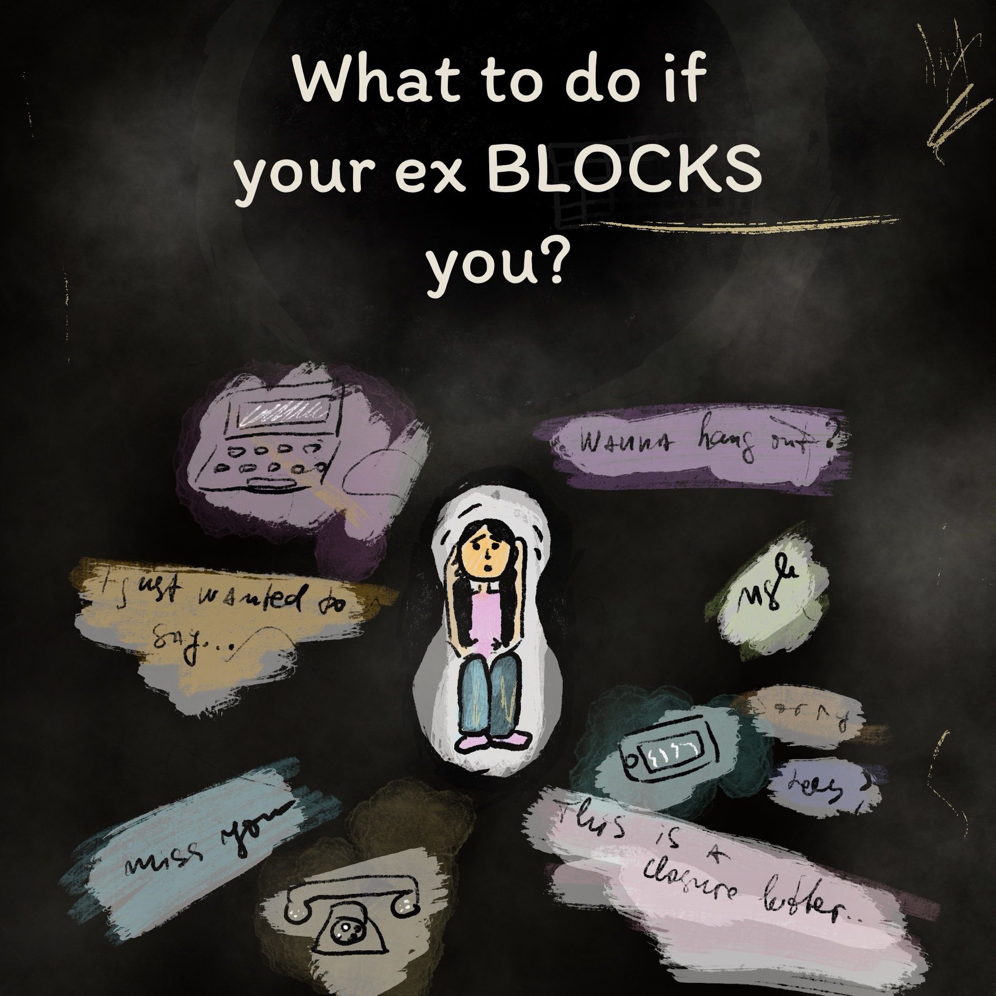 What to do if your ex blocks you – The think about